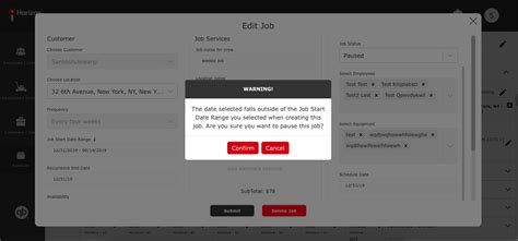 java how to click on a confirm button inside a modal