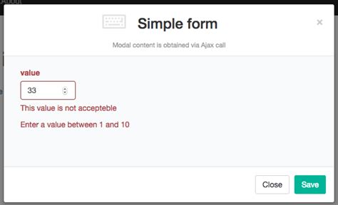 form validation in the modal — editing django models in