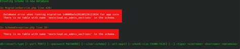cannot convert database ℹ️ support nextcloud community