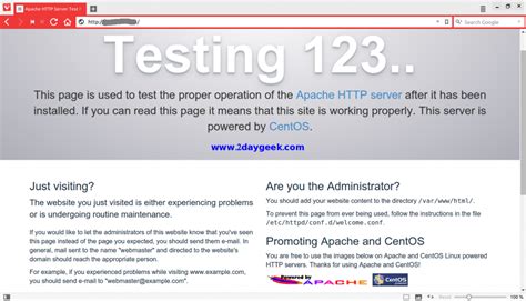 how to install apache web server on linux 2daygeek