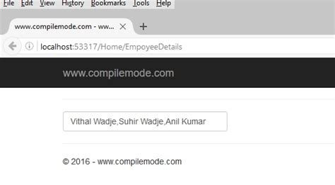 comma separated auto complete textbox in asp mvc using