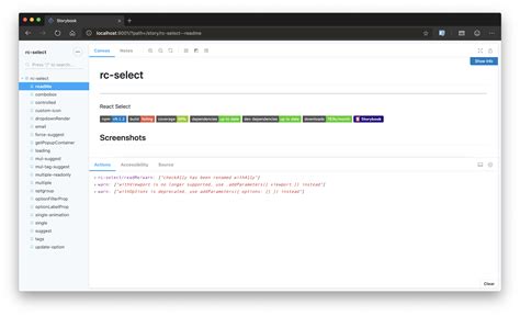 github react component select react select