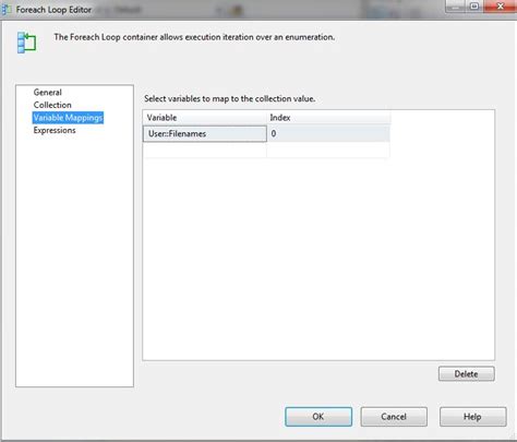 all about sqlserver ssis capture filenames while looping through