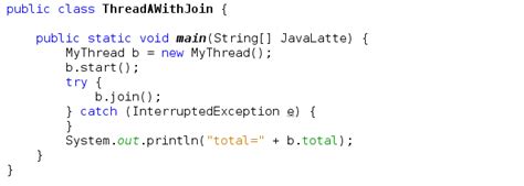 java latte thread communication with wait notify and notifyall in