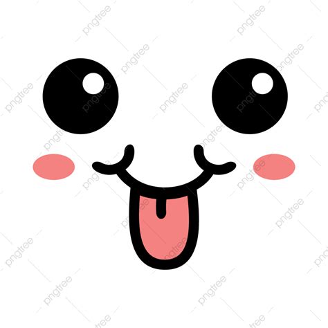 Cute Cartoon Expression Sticking Out Tongue Cute Clipart Cartoon