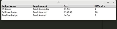 python is it possible to select multiple rows in a treeview widget