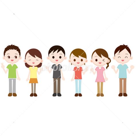 人 イラスト 男女