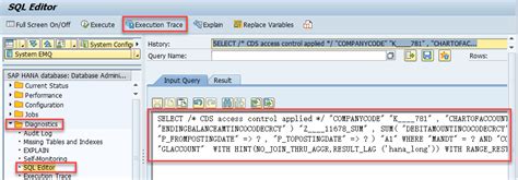how to analyze query performance for abap cds views sap blogs