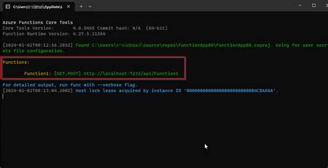 c azure functions system private corelib value cannot be null