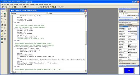 visual basic 6 0 tutorials code and project for beginners calculator project