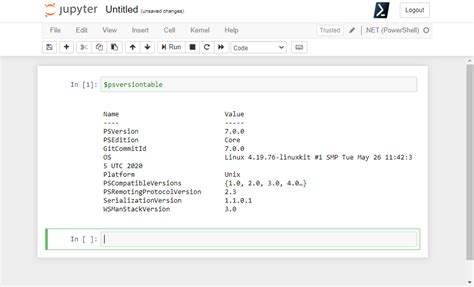 docker powershell jupyter notebook environments