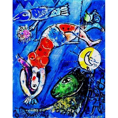 Marc Chagall Blue Circus