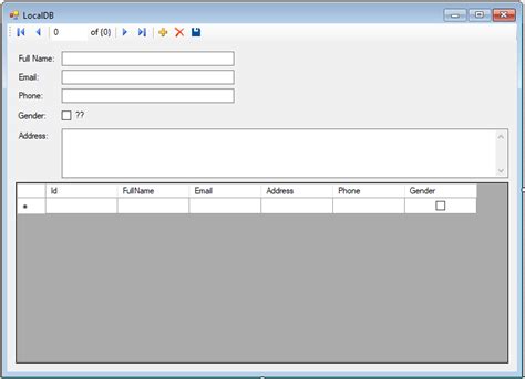 foxlearn windows forms how to connect and use local