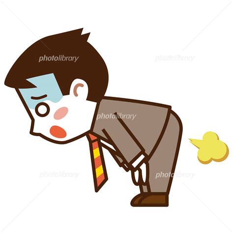 おならをするビジネスマン イラスト素材 [ 3382333 ] フォトライブラリー Photolibrary