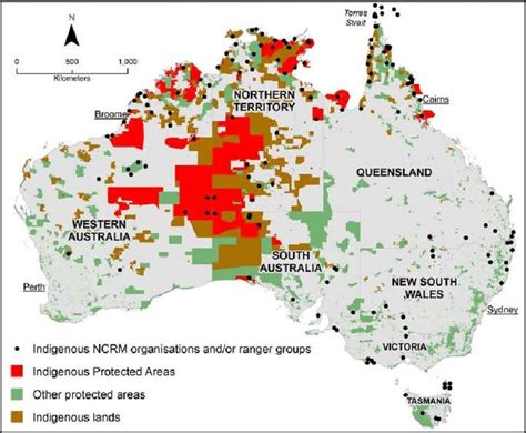 1 Location Of Australian Indigenous Protected Areas Other Protected