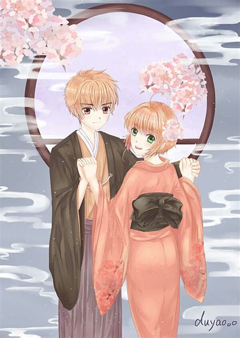 Kinomoto Sakura And Li Xiaolang Cardcaptor Sakura Drawn By Duxiaoyao