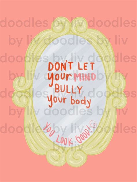 Self Love Png Dont Let Your Mind Bully Your Body Png Etsy