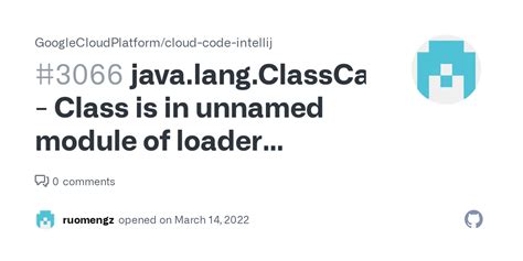 java lang classcastexception class is in unnamed module of loader com