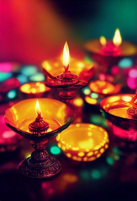 Free Colorful Happy Diwali Greeting Card Images