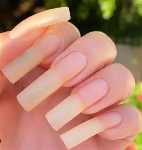 Pin De Miami T En Long Natural Nails Uñas Largas Naturales Uñas