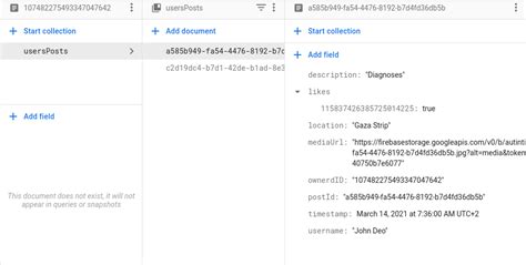 java firebase access data collection and document using