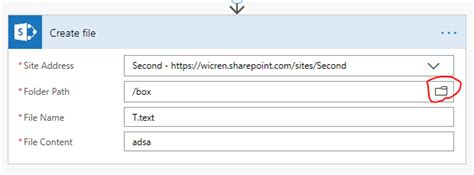 solved create file on unc path power platform community