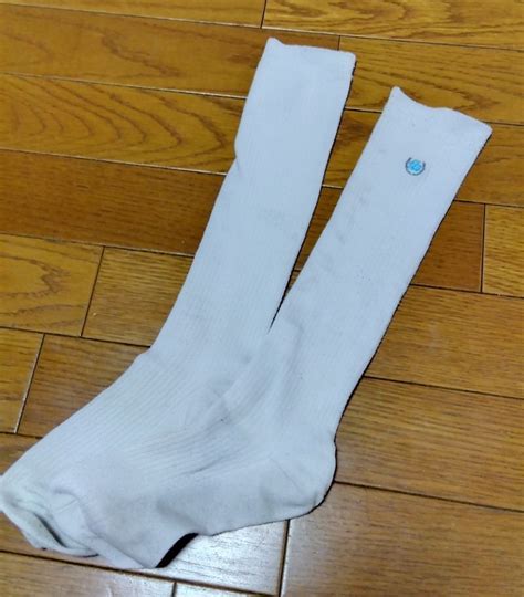 スクールソックス 女子 白 ハイソックス ワンポイント S リブ編み 白靴下 品 無地 ｜売買されたオークション情報、yahooの商品情報を
