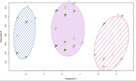 Cluster Plot Found Through K Means Clustering Analysis Download