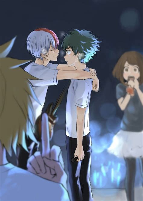 Boku No Hero Academia Todoroki Shouto Midoriya Izuku Tododeku
