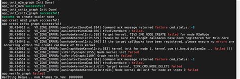 tda4vm tda4avm m2m node verify failed processors forum processors