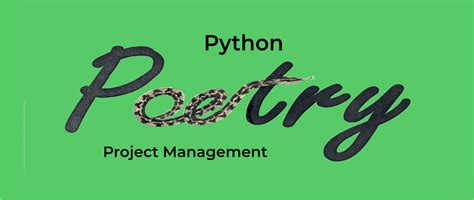 how to use poetry to manage your python projects on fedora fedora