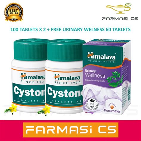 Himalaya Cystone 100 Tablets X 2 Bottles Exp 05 2025 Free Urinary
