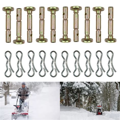 Easy Install Shear Pin Kit Bolt Repair Metal For Snow Thrower Cotter