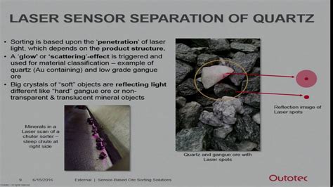 outotec economic benefits of sensor based ore sorting 160615 youtube