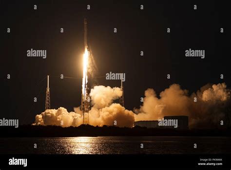 The Spacex Falcon 9 Upgraded Higher Thrust Rocket Blasts Off Carrying