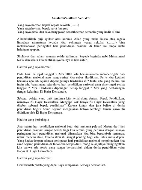 Contoh Pidato Singkat Yang Baik Dan Benar Terlengkap Serta Terbaru