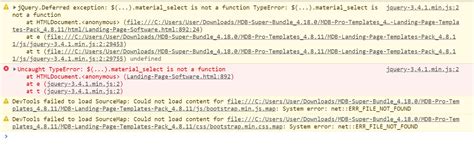 uncaught typeerror material select is not a function material