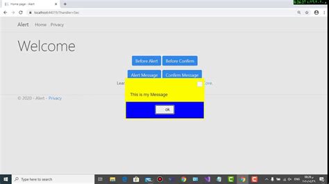 remove replace default title in an alert confirm message box using