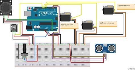 simple servo robotic arm arduino project hub