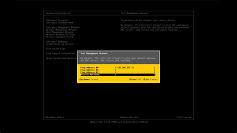 esxi host configuration
