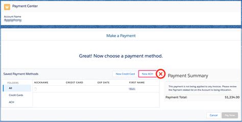 points à noter concernant les paiements ach pour salesforce billing