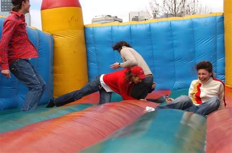 Ex Tottenham Star Now Sells Bouncy Castles After Quitting Running Up