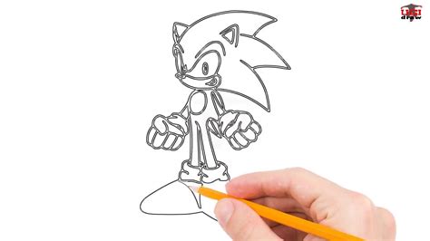 How To Draw Sonic The Hedgehog In Easy Drawing Tutorial How To Draw