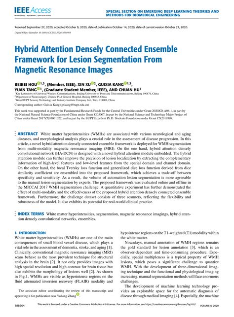 pdf hybrid attention densely connected ensemble framework for lesion