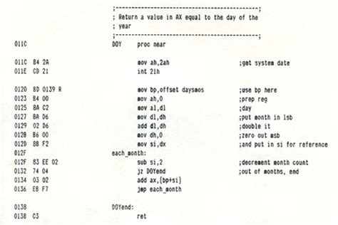 8086 turbo assembler