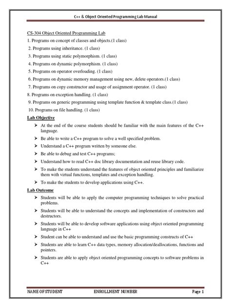 oop lab manual final 1 docx c class computer