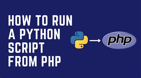 how to run a python script from php trend oceans