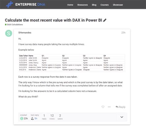 using maxx dax function in power bi to calculate recent values