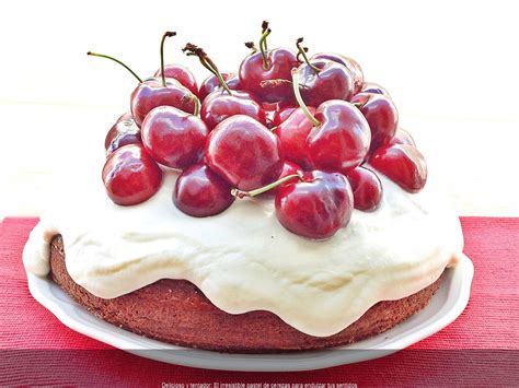 Delicioso Y Tentador El Irresistible Pastel De Cerezas Para Endulzar