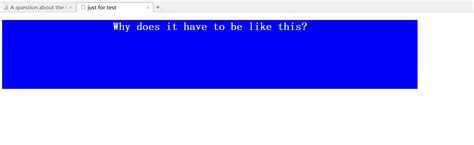 css the margin of h1 tag in html pushed its container down stack